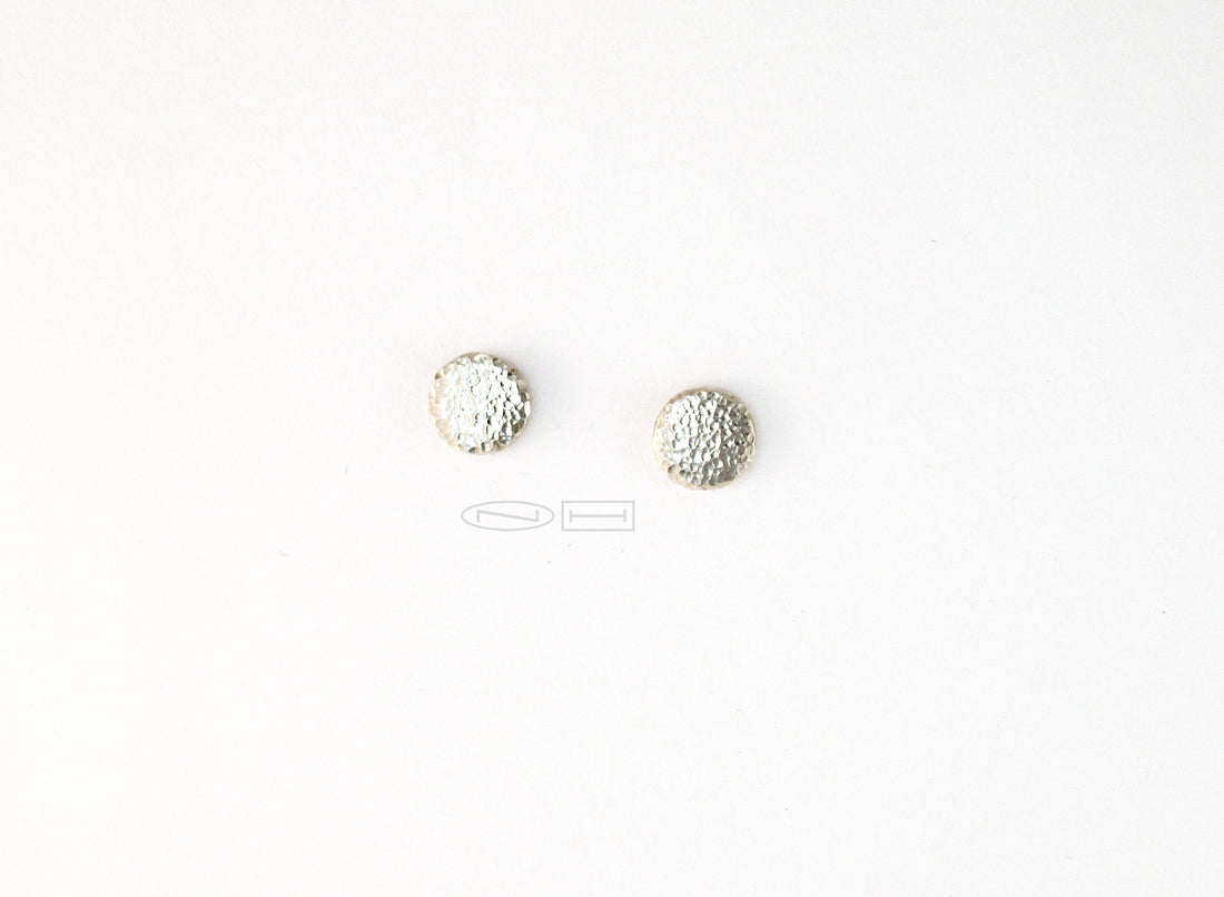 Planished slab studs – ZEALmetal-Nicole Horlor