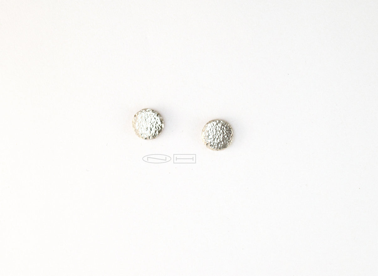 Planished slab studs – ZEALmetal-Nicole Horlor