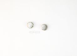 Planished slab studs – ZEALmetal-Nicole Horlor